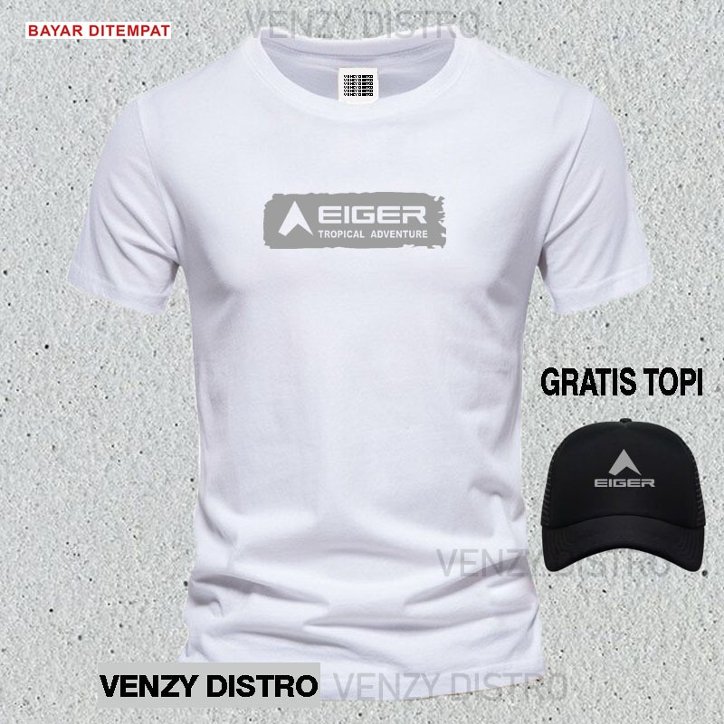 Free Hat...!!! Short Sleeve Distro T-shirt 3631 Blok Text Silver ...
