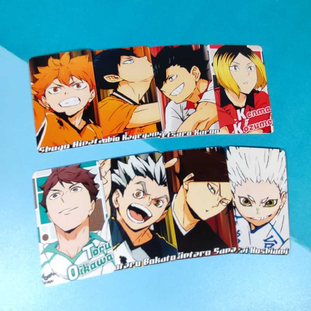 Haikyuu Anime Photocard - Hinata Shouyo Character Anime Card - Kageyama ...