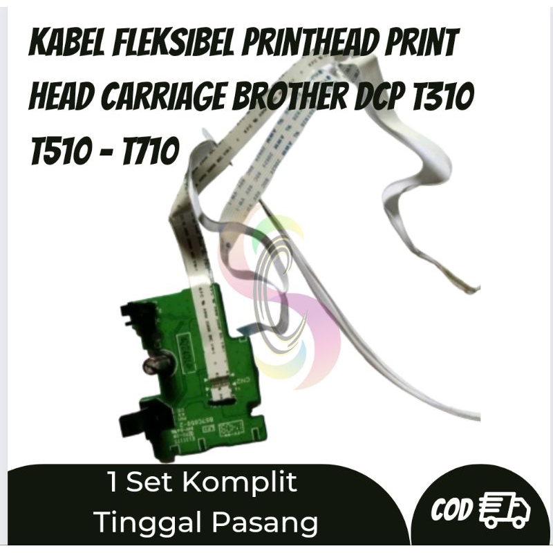 Flexible Cable printhead print head carriage Brother dcp T310 T510 - T710 | Shopee Malaysia