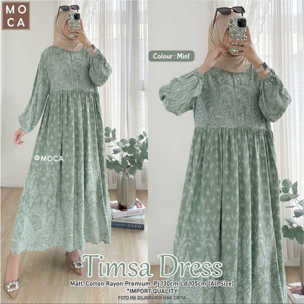 Timsa MIDI DRESS LD 105 BY MOCA LABELED | Shopee Malaysia