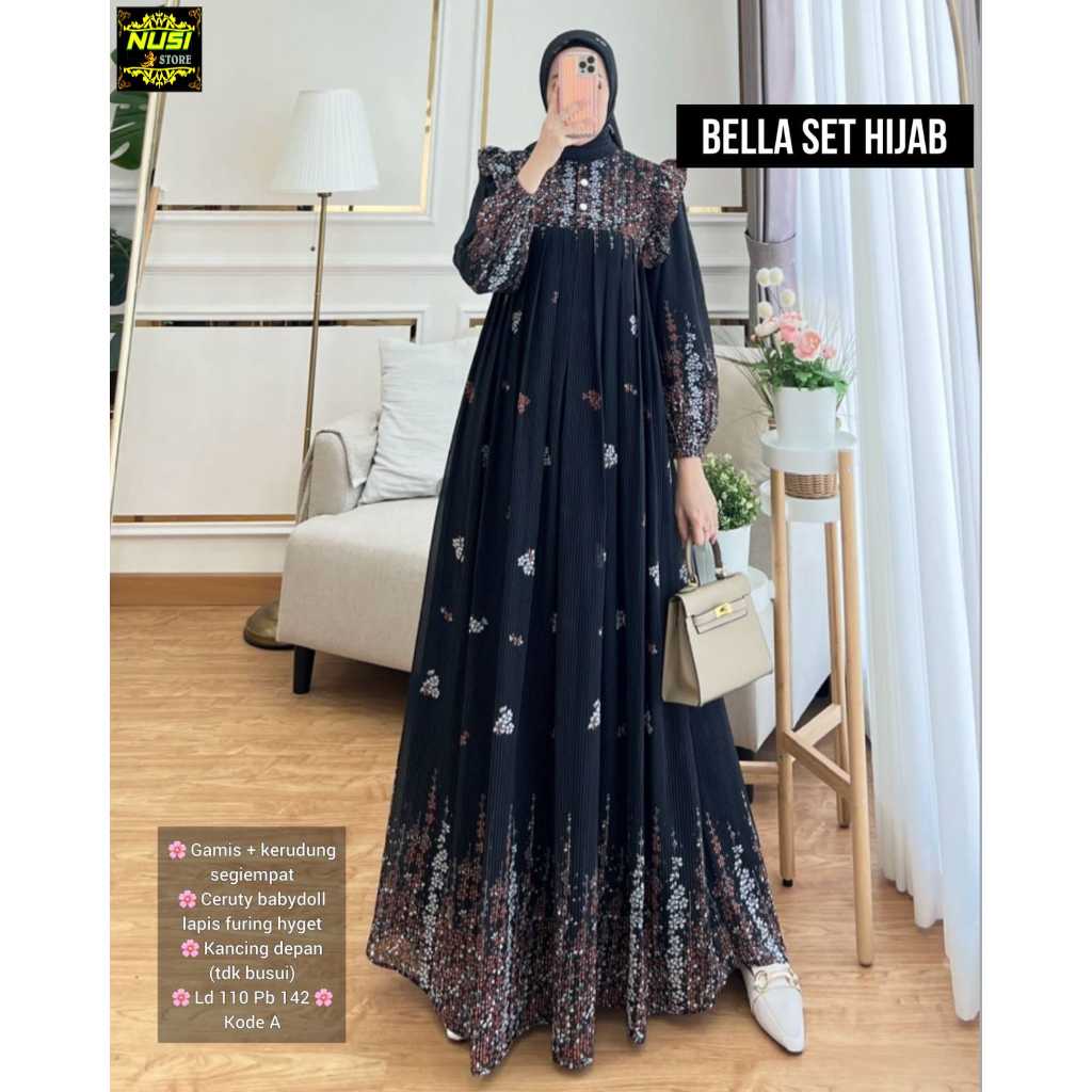 Bl gamis dress dres maxy maxi Clothing Suits Sets hijab Eid Party ...