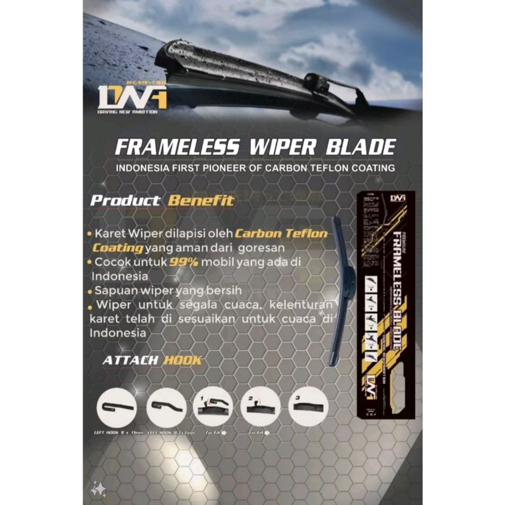 Banana DNA Car Wiper / Universal DNA Frameless Car Wiper | Shopee Malaysia