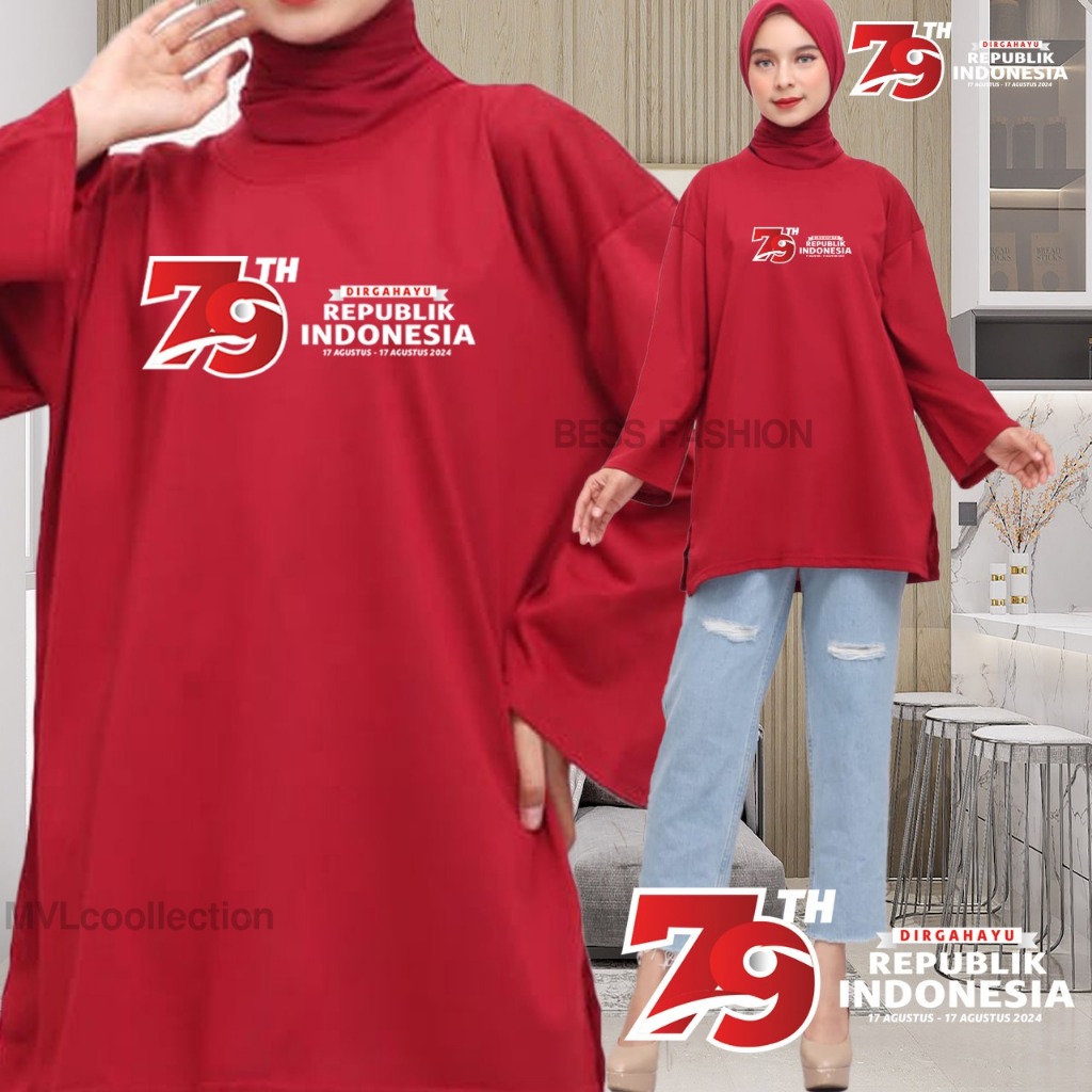 79th HUT RI OVERSIZE T-SHIRTS WOMEN'S JUMBO T-SHIRTS LONG SLEEVE HUT RI ...