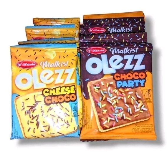 Kokola MALKIST OLEZZ CHOCO | Cheese CHOCO Net 10gr X 20pcs | Shopee ...