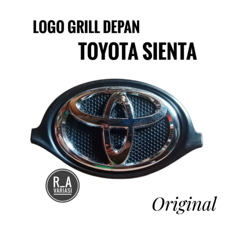Toyota Sienta Front Grill Logo Original Sienta Logo | Shopee Malaysia