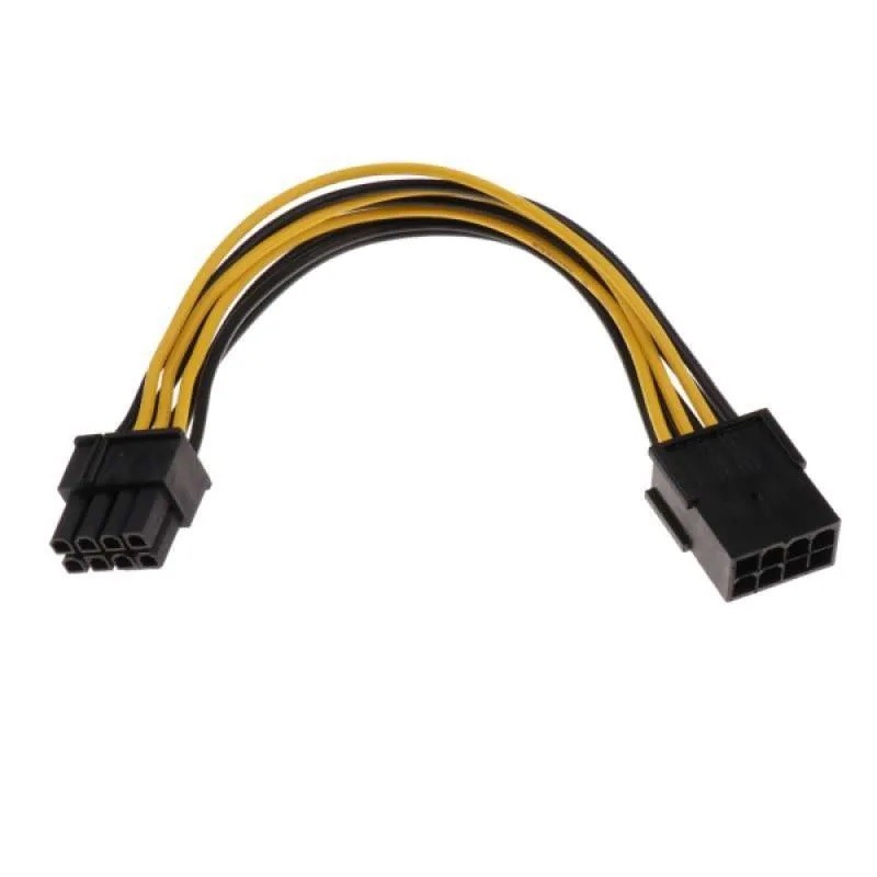 Cable atx 8 pin extension eps motherboard psu - 8p 8pin male female ...