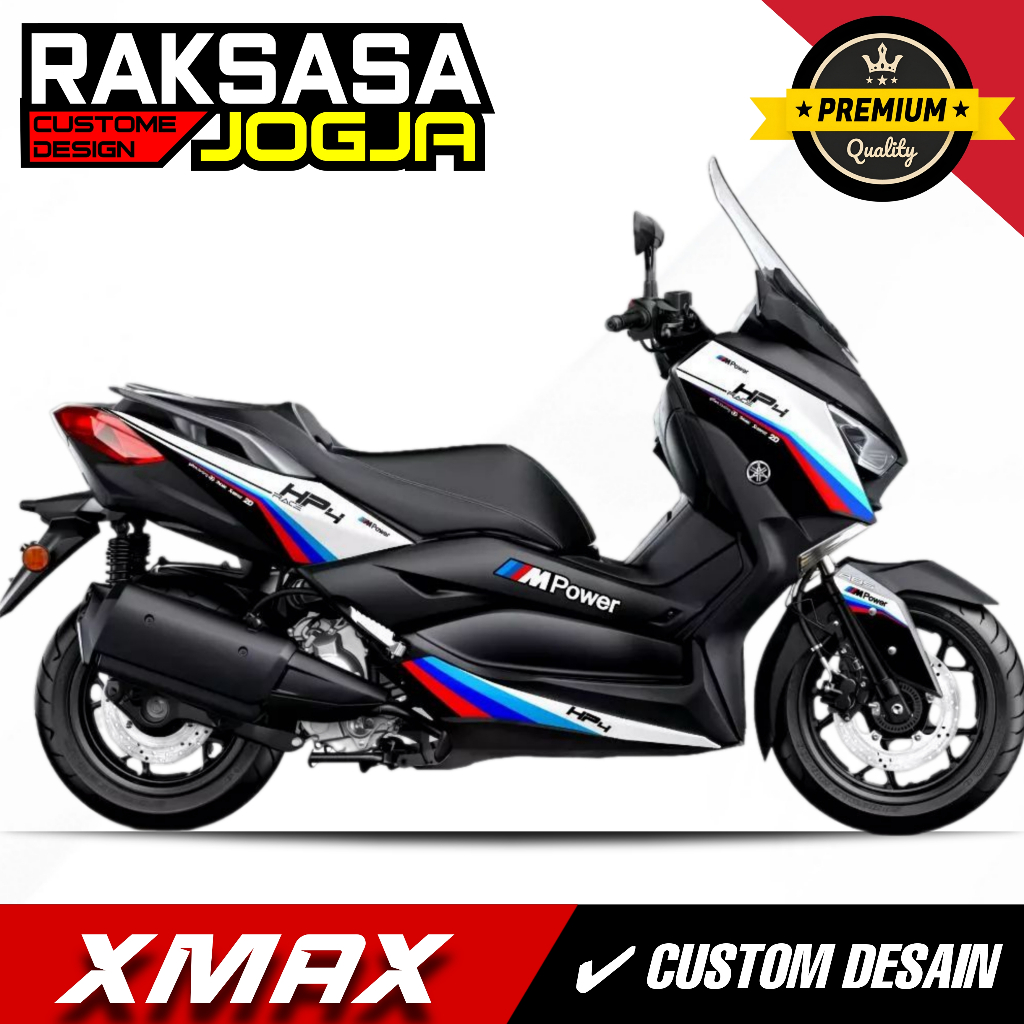 CUSTOM XMAX STRIPING PREMIUM 100% DURABLE HIGH QUALITY / 1 SET RIGHT ...