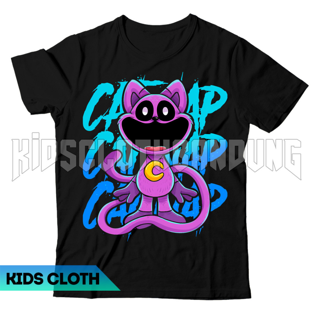 Free Name T-Shirts For Children POPPY PLAYTIME SMILING CRITTERS CATNAP ...