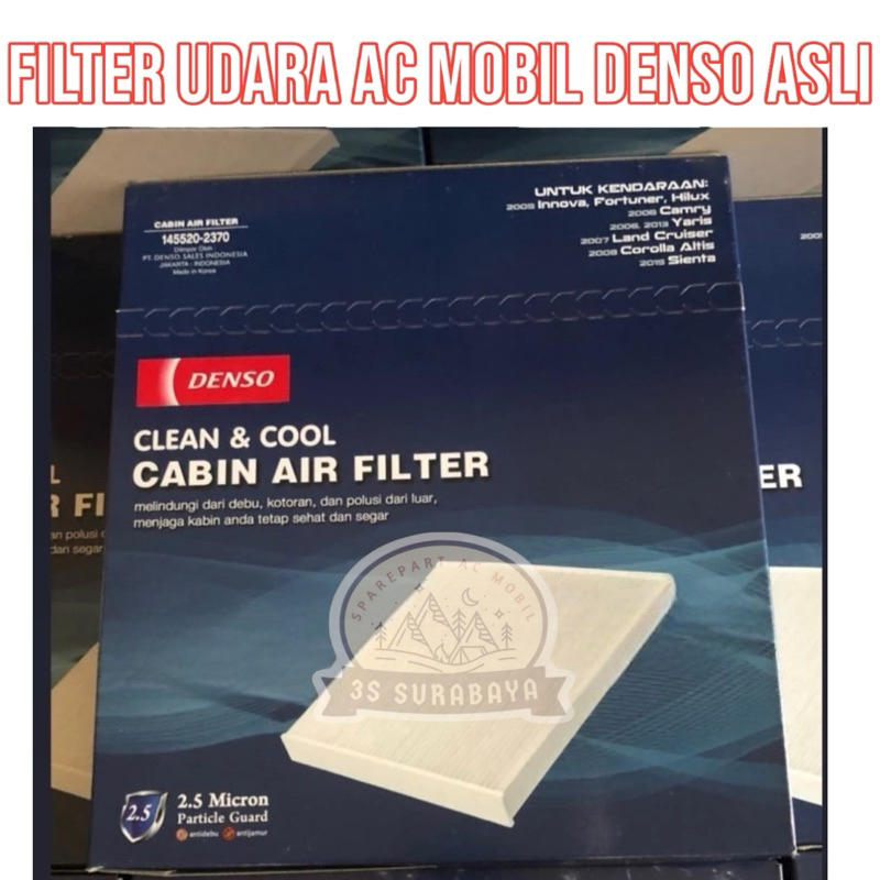 Original Denso Car Ac Filter Cabin Air Filter Innova Fortuner Yaris ...
