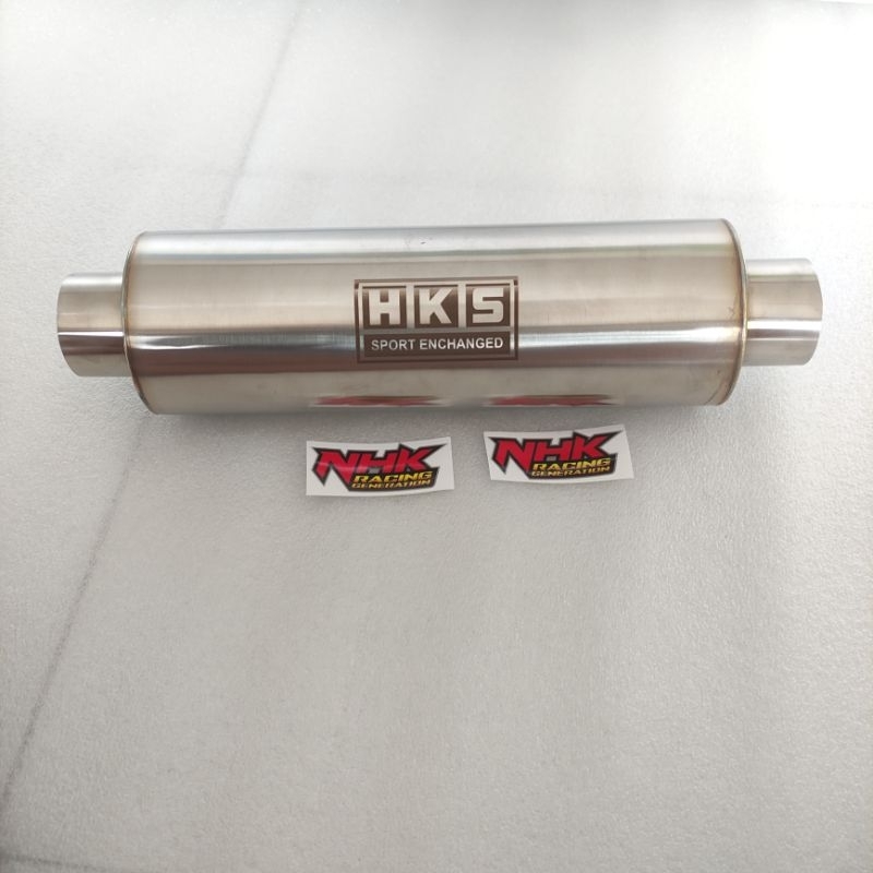 HKS CAR EXHAUST RESONATOR CAR RESONATOR RACING MATIC RESONATOR MANUAL ...