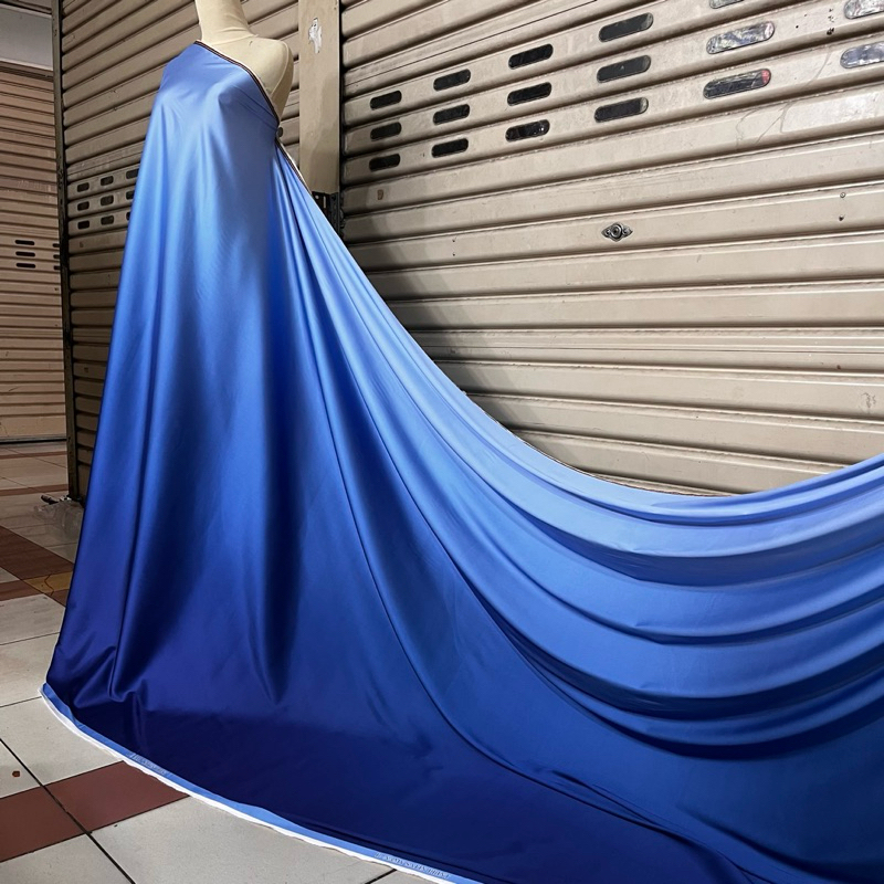 Original Silk Gradation | Premium Silk | Plain Ombre | Robe Material ...