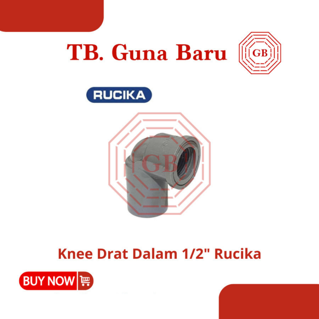 Kdd AW 1/2" PVC Pipe Connection | Knee Drat In AW 1/2 Inch Rucika ...