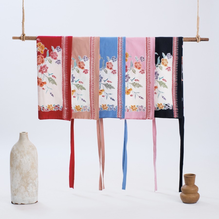 KATUN Encim amira batik wrap cloth with meradelima cotton combination ...