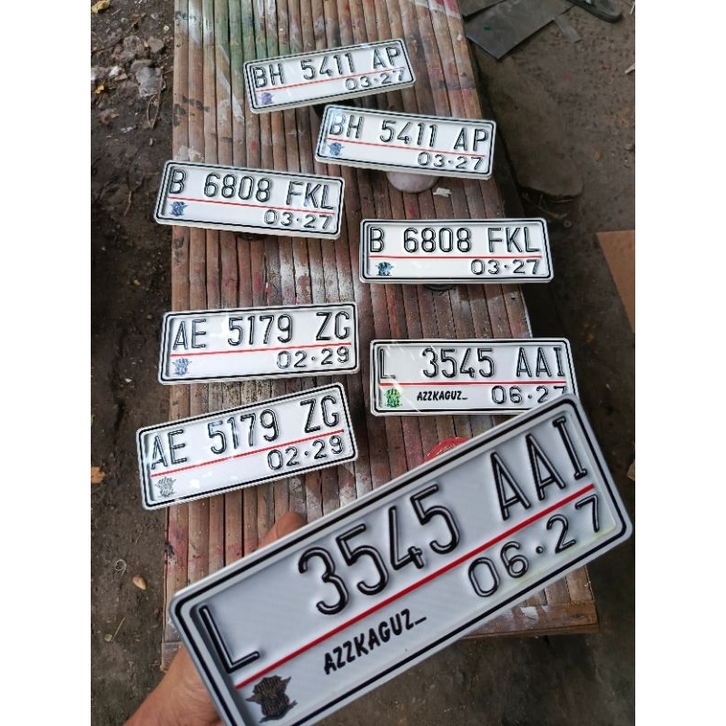 Acrylic Motorcycle Number Plate (Front And Back) | Shopee Malaysia