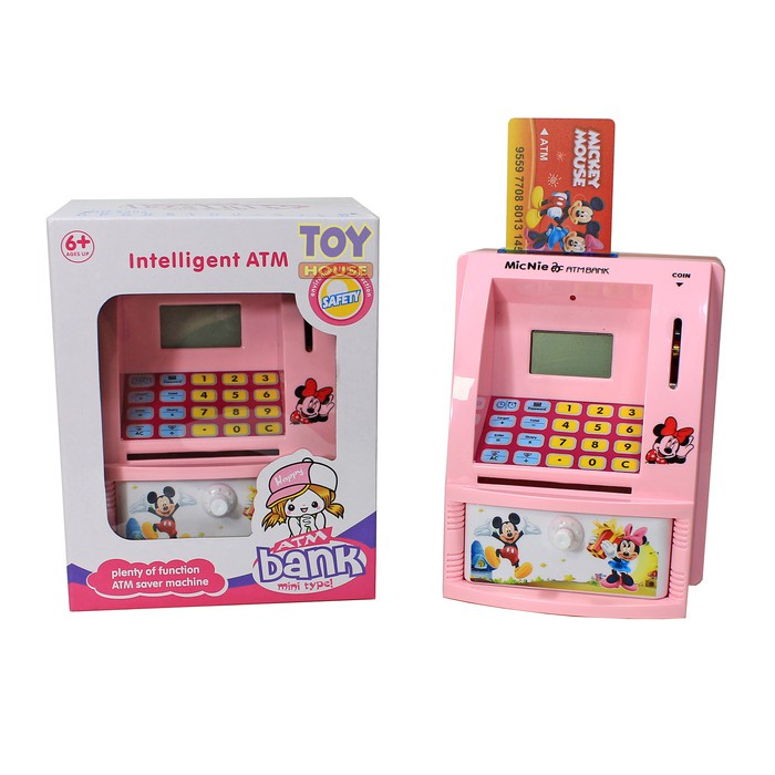 MESIN Children's Toys Atm Machine 6305-children's Toys Atm Piggy Bank ...
