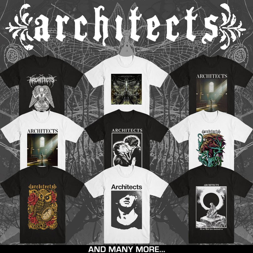 ARCHITECTS | BAND T-SHIRT | METALCORE | MERCHANDISE | Shopee Malaysia
