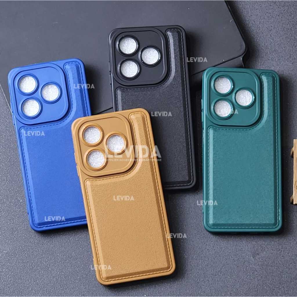 Tecno Spark 20 Tecno Spark 20c Case Pro Leather Black Tecno Spark 20 Tecno Spark 20c Shopee