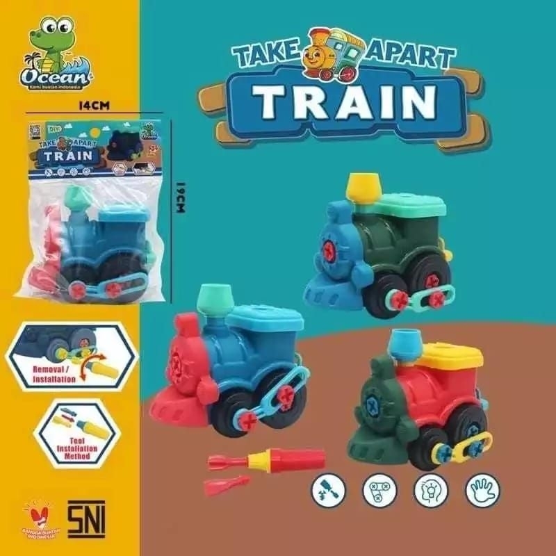 Diy Toy Train Disassembly Train Plastic Packaging/DIY Train Series ...