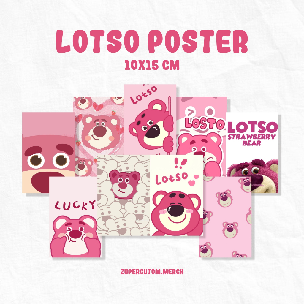 Lotso POSTER | 9pcs Poster 4R | Aesthetic Poster | Shopee Malaysia