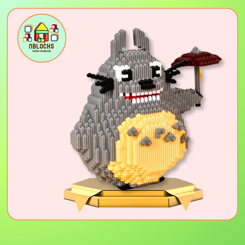 Nano Blocks TOTORO 3D Model, Stacking Block Toys, DIY Construction ...