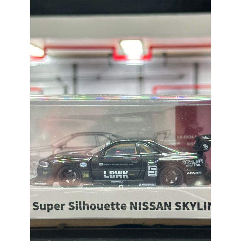 Lb-er34 Super Silhouette Nissan Skyline Two Stance Options | Shopee ...