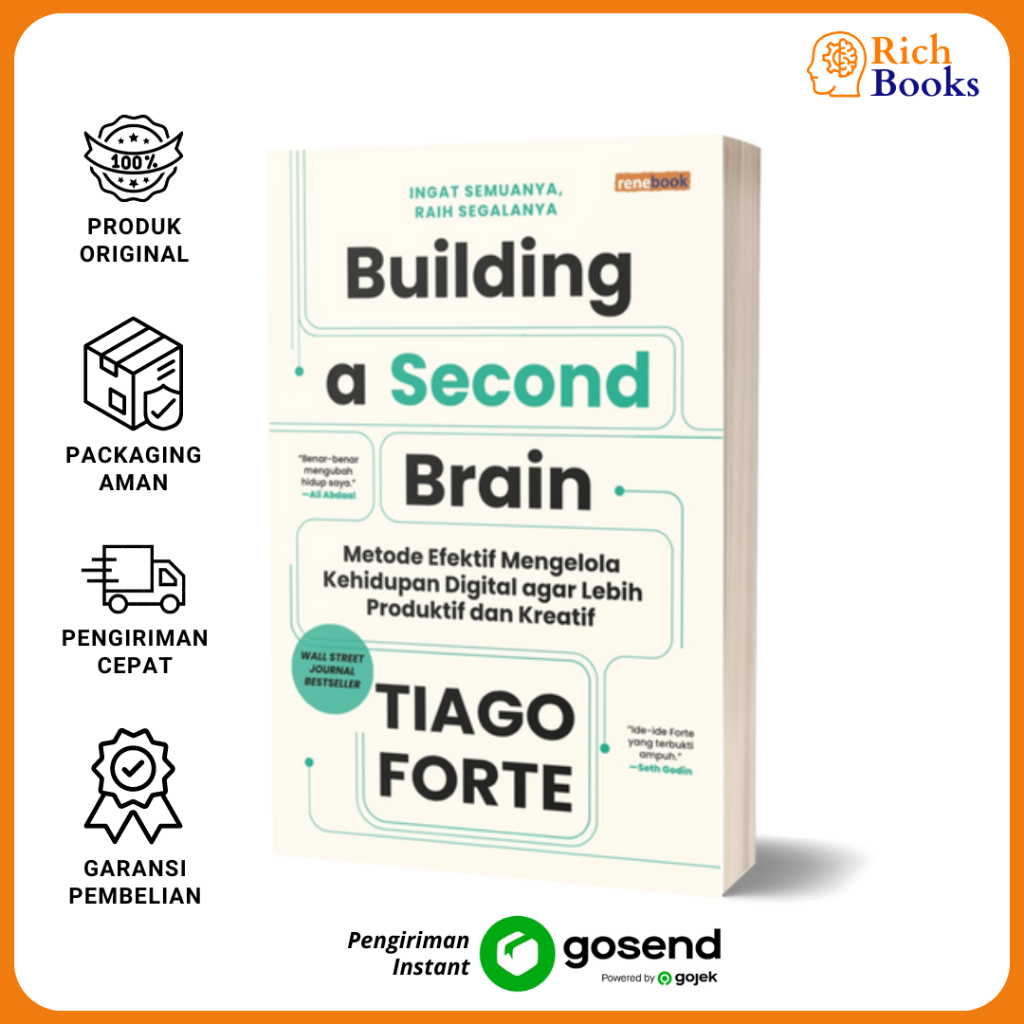 Building a Second Brain book - Tiago Forte | Shopee Malaysia