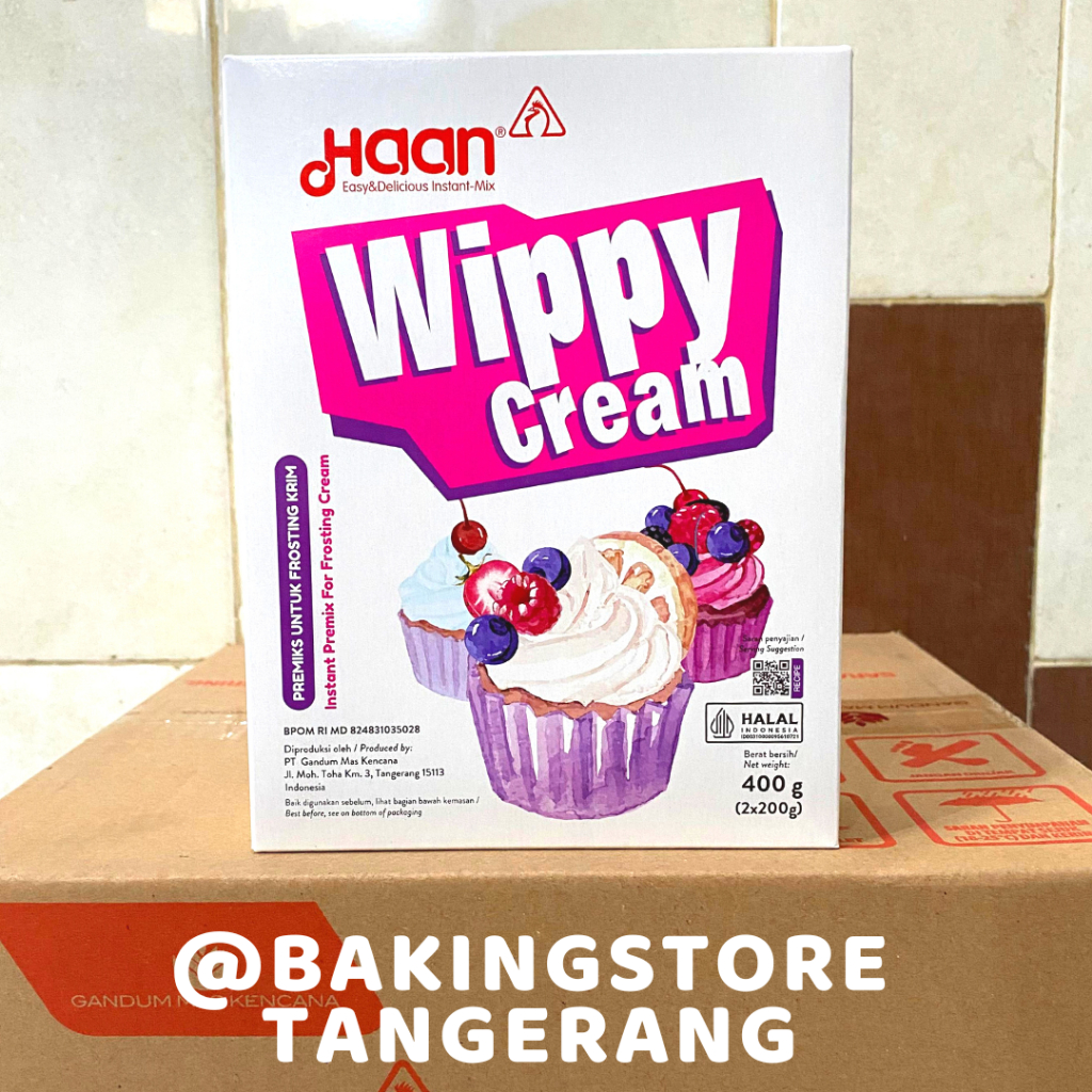 Haan Wippy cream 400 gr Box | Whip cream Powder | Shopee Malaysia