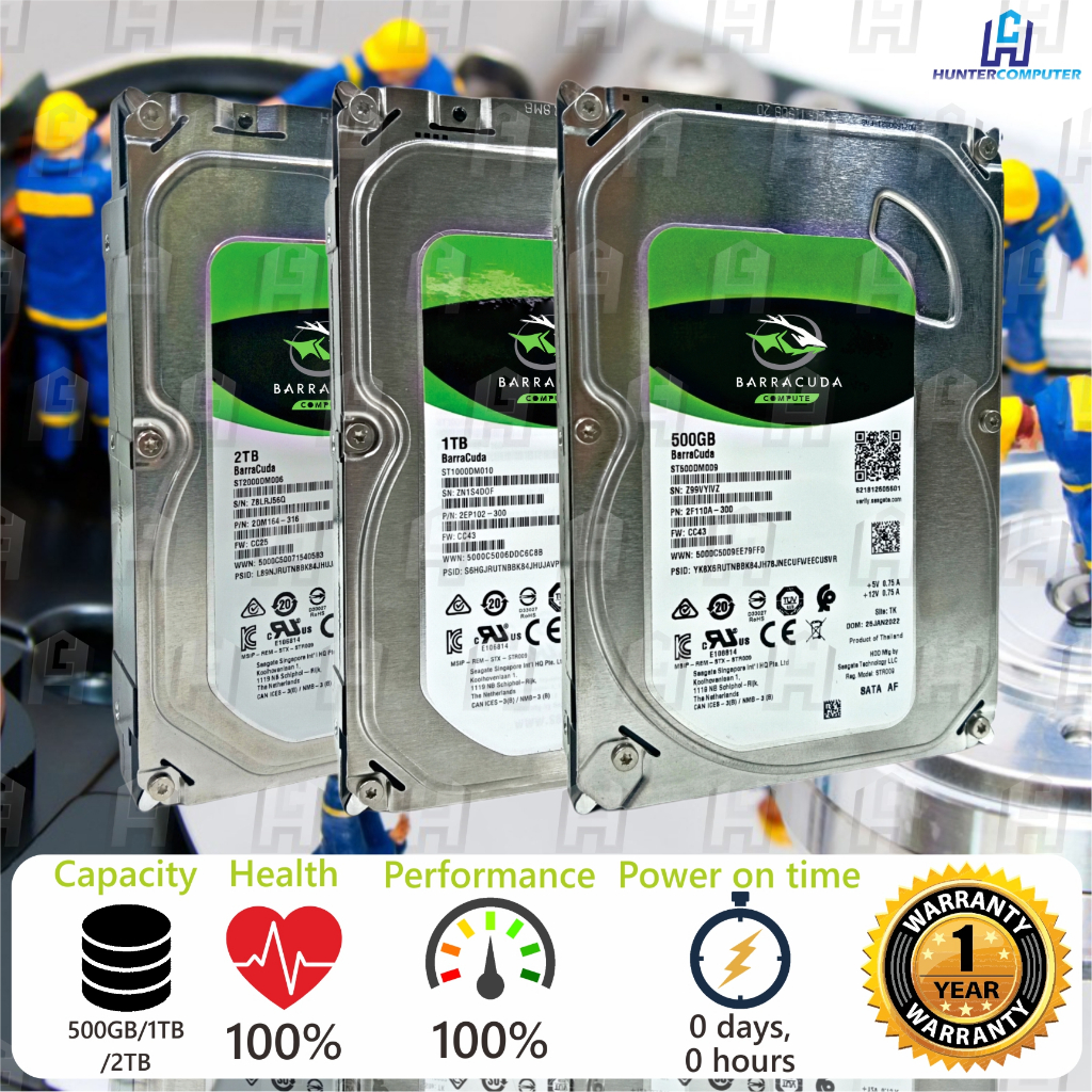 Pc Computer Hard Drive 1TB/2TB/500GB Sentinel Health Performance 100% ...