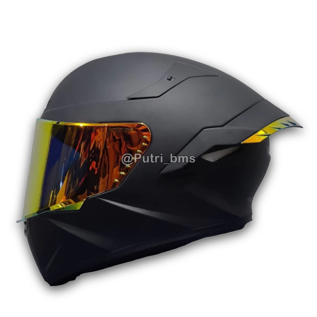 Kbr TT Course Full Face Motorcycle Helmet Handsome Package Blue / Red ...