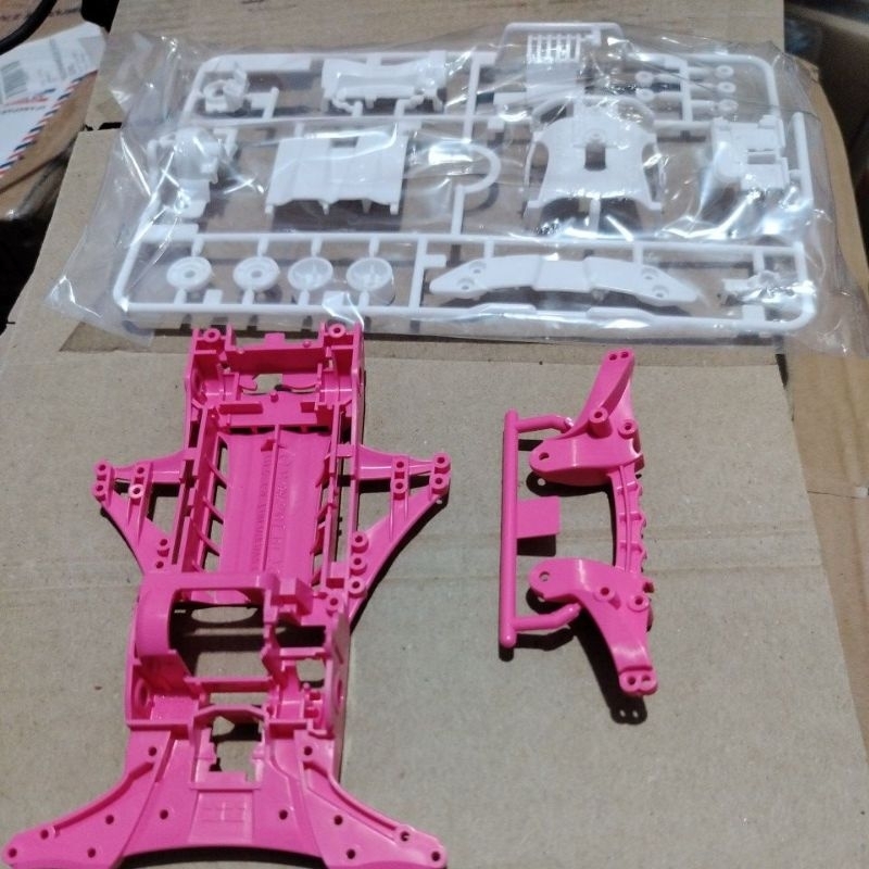 PUTIH Tamiya Chassis Set FM-A FMA Pink+Gearbox FM-A White+Root FMA Pink ...