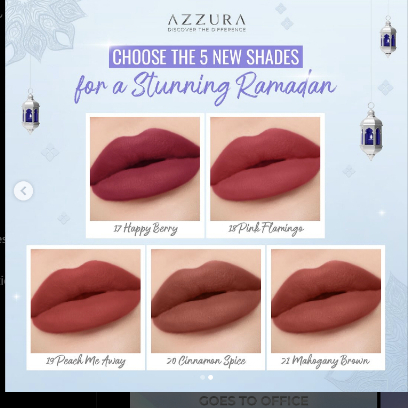 Ramadan Edition MATTE LIPCREAM (NEW SHADE) | Shopee Malaysia