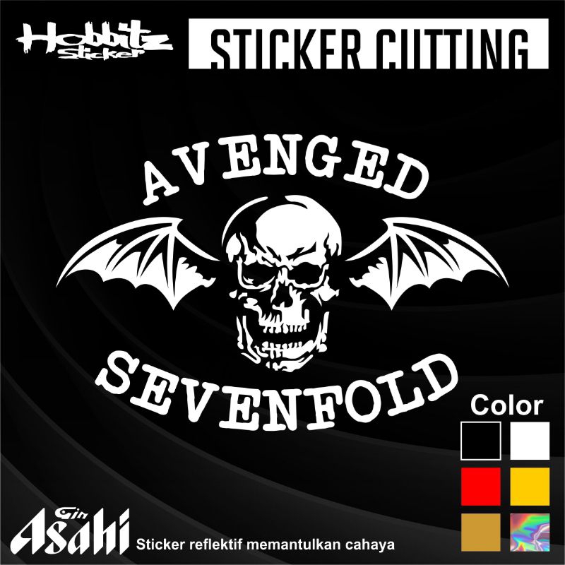 Sticker AVENGED SEVENFOLD MUSIC BAND CUTTING STICKER | Shopee Malaysia