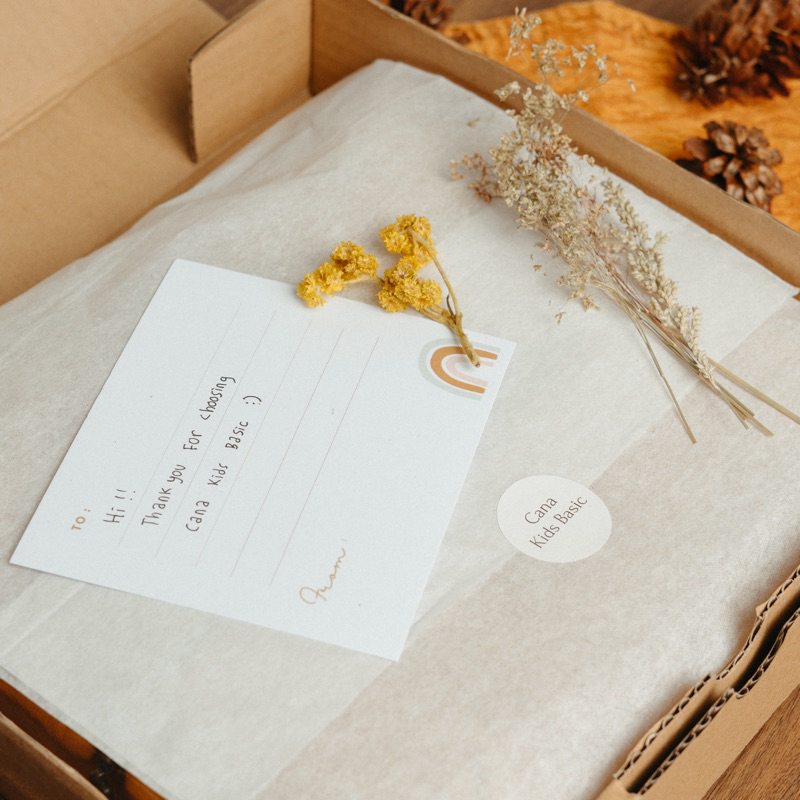Cana Kids Basic - Gift Box / Gift Box (free card & hemp rope) | Shopee ...