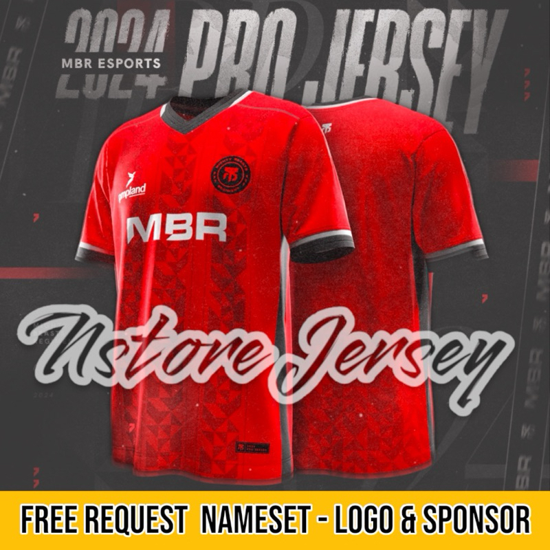 Jersey MBR Esport Jersey New PUBG 2024 Free Nickname | Shopee Malaysia