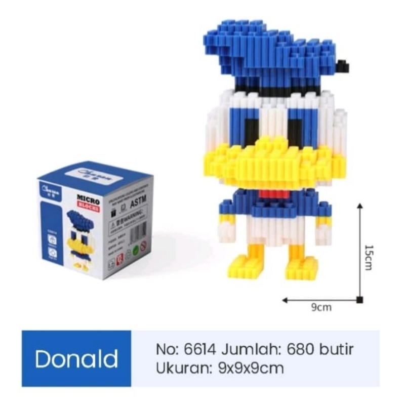 Micro blocks Character Stacking blocks Toys Character Educational Toys ...