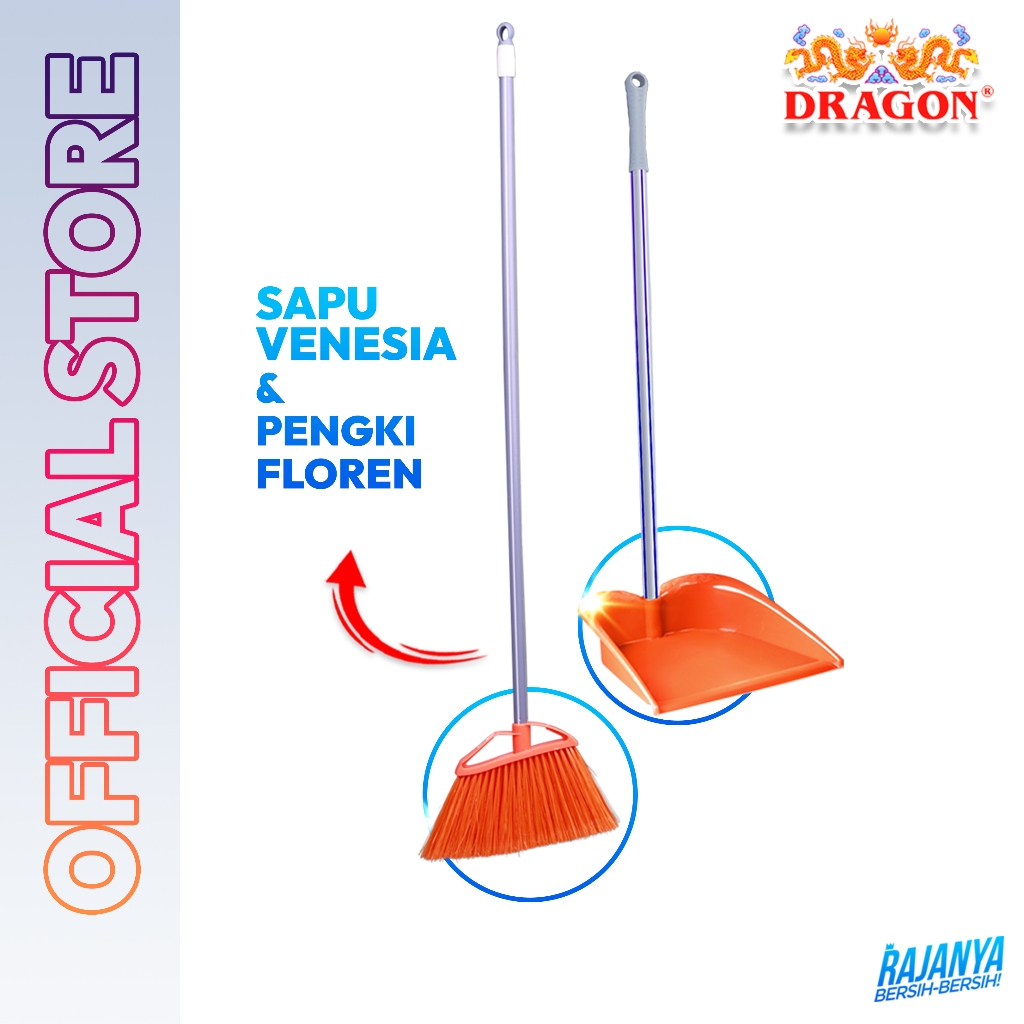 Bundling: Clean Savings (Venetian Dragon Broom + Floren Dragon Dustpan ...