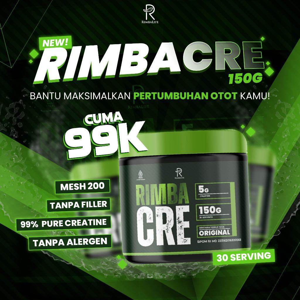 Rimbalife Rimba Cre 150 Gram 30 Serving Rimba Creatine | Shopee Malaysia