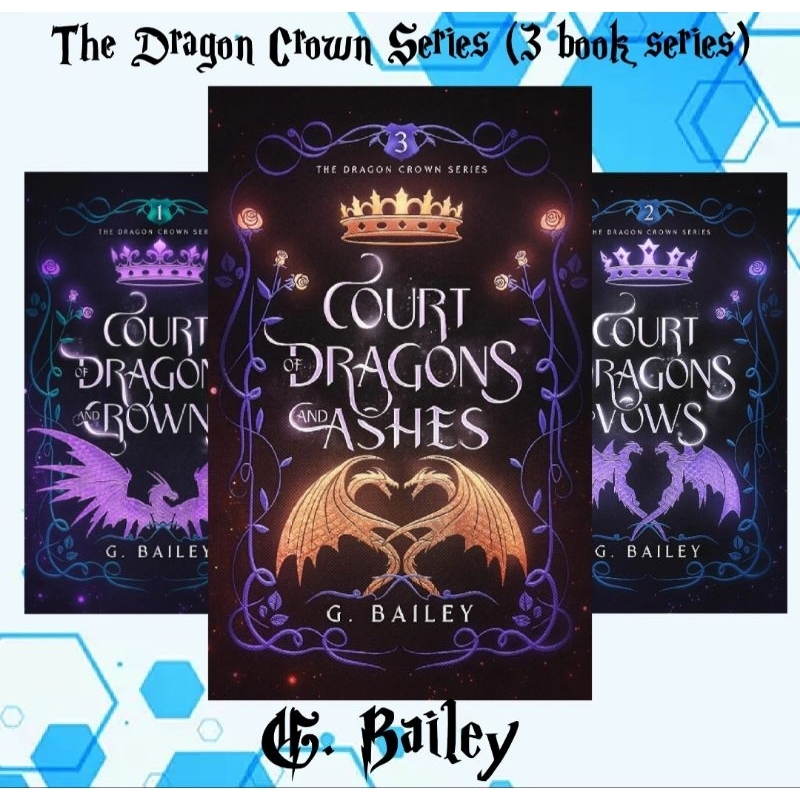 The Dragon Crown series (3 book series): Court of Dragons and Crowns ...
