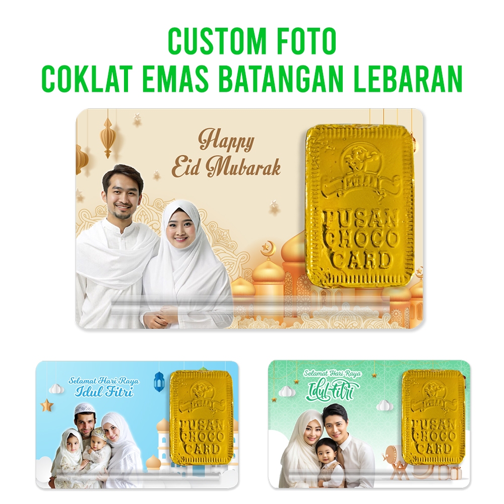 Custom Photo Of Eid Envelopes, Chocolate Straws, Gold Bars, Angpao, Eid ...
