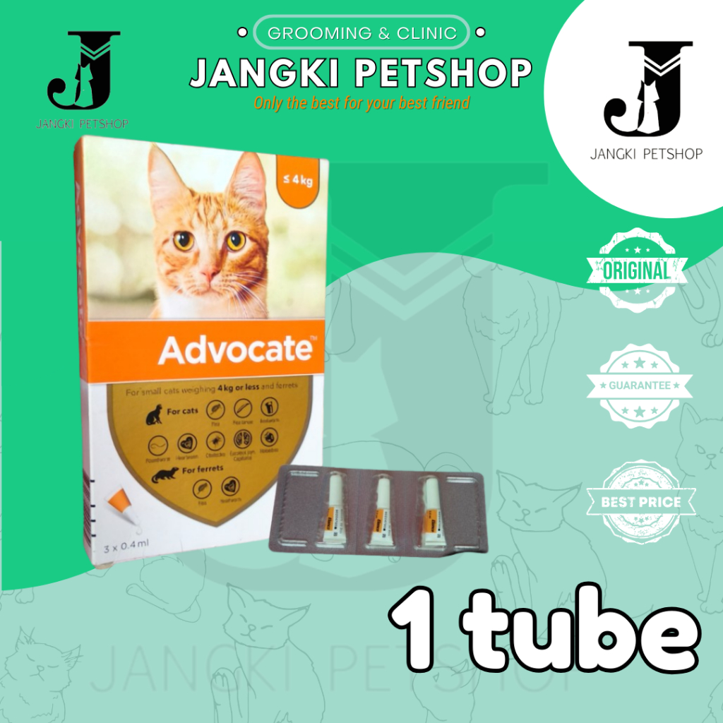 Advocate Cat Flea Medicine for Small Cats Tube 0.4 ml Small Cats | Shopee Malaysia