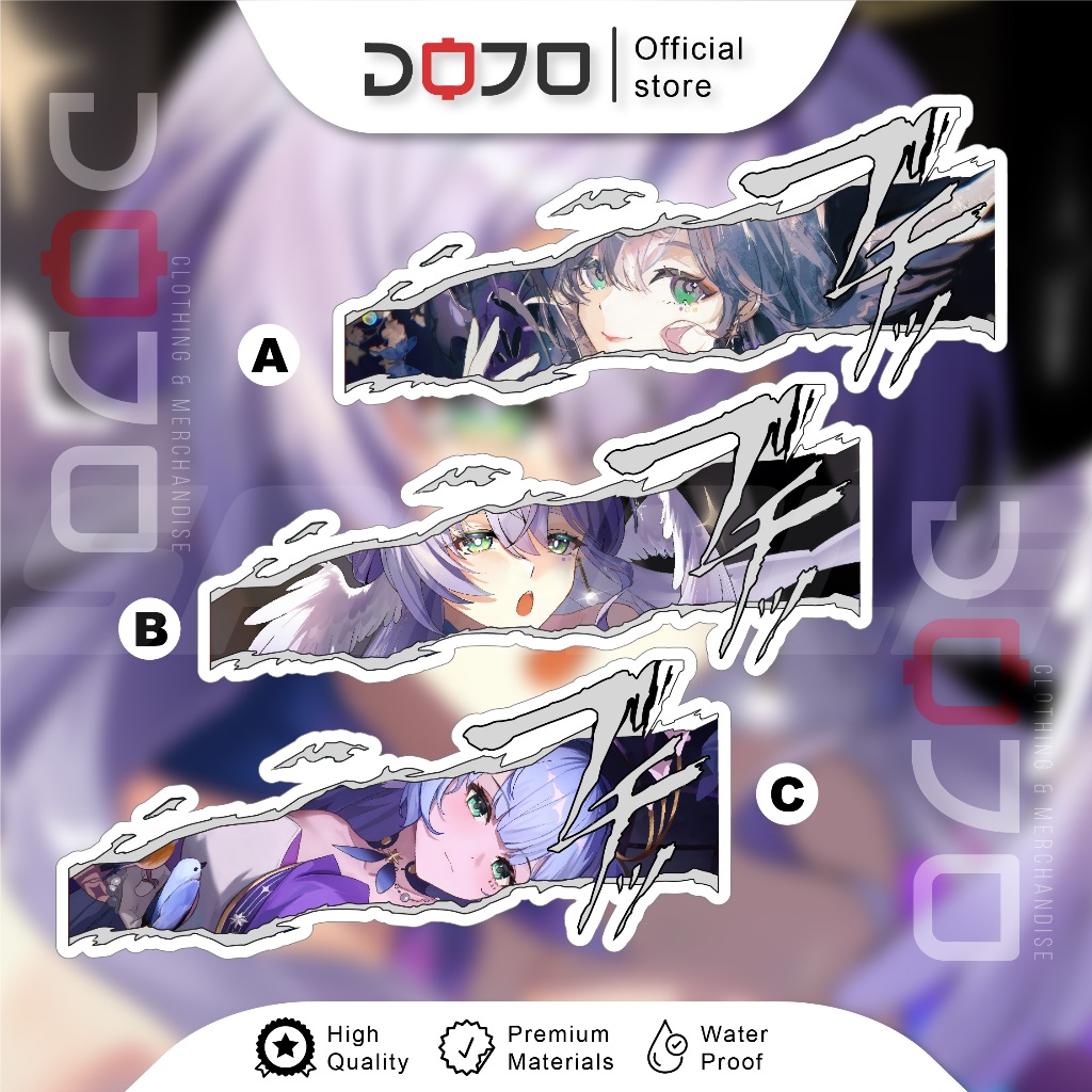 Vinyl Honkai Star Rail Robin HSR Sticker for motorbike car notebook ...