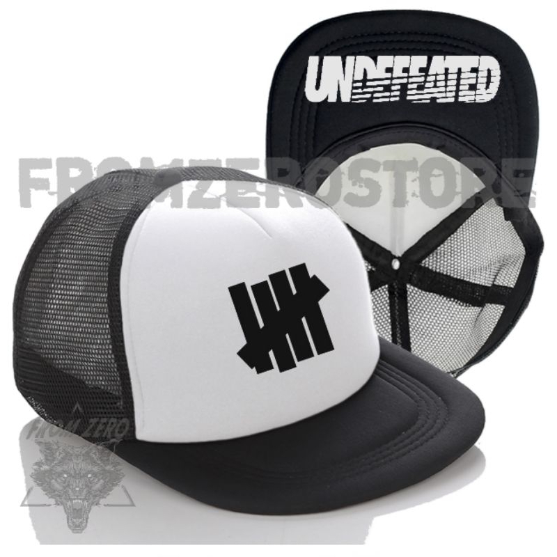 New Mesh Snapback Hat- Flat truckle Hat UNDEFEATED V2 Logo | Shopee Malaysia