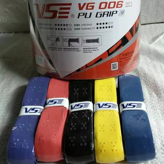 Original Thick VSE Badminton Rubber Grips 1 Box Contains 24 Pcs ...