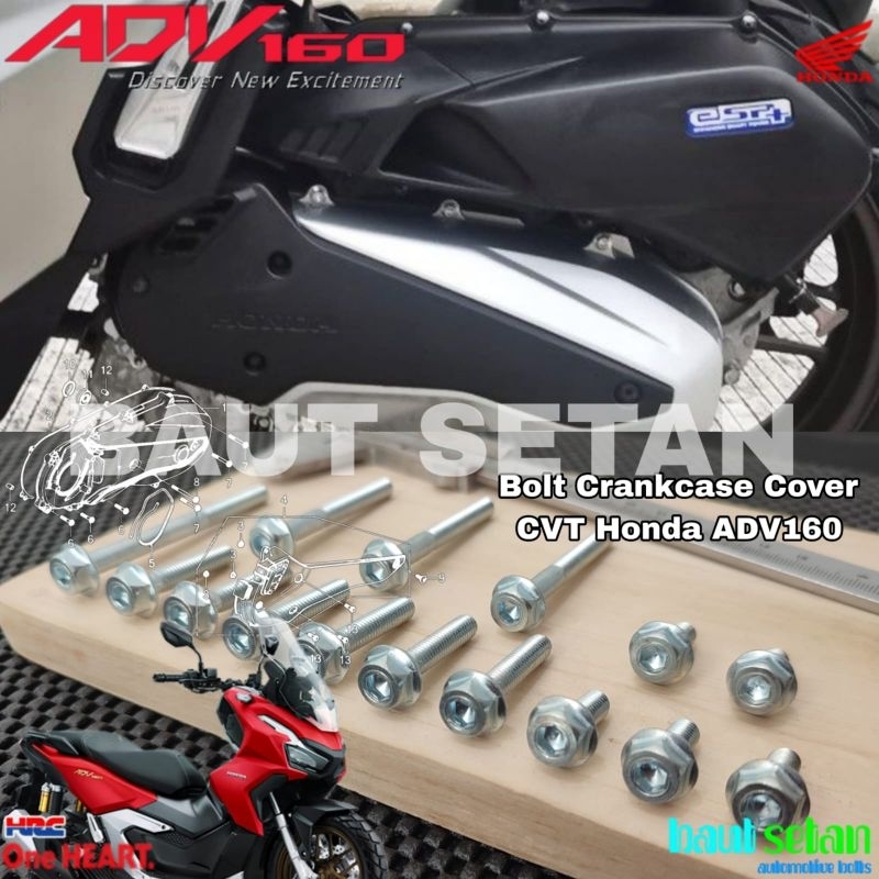 Cvt Block Bolt Honda ADV 160 Series Two Keys | Shopee Malaysia