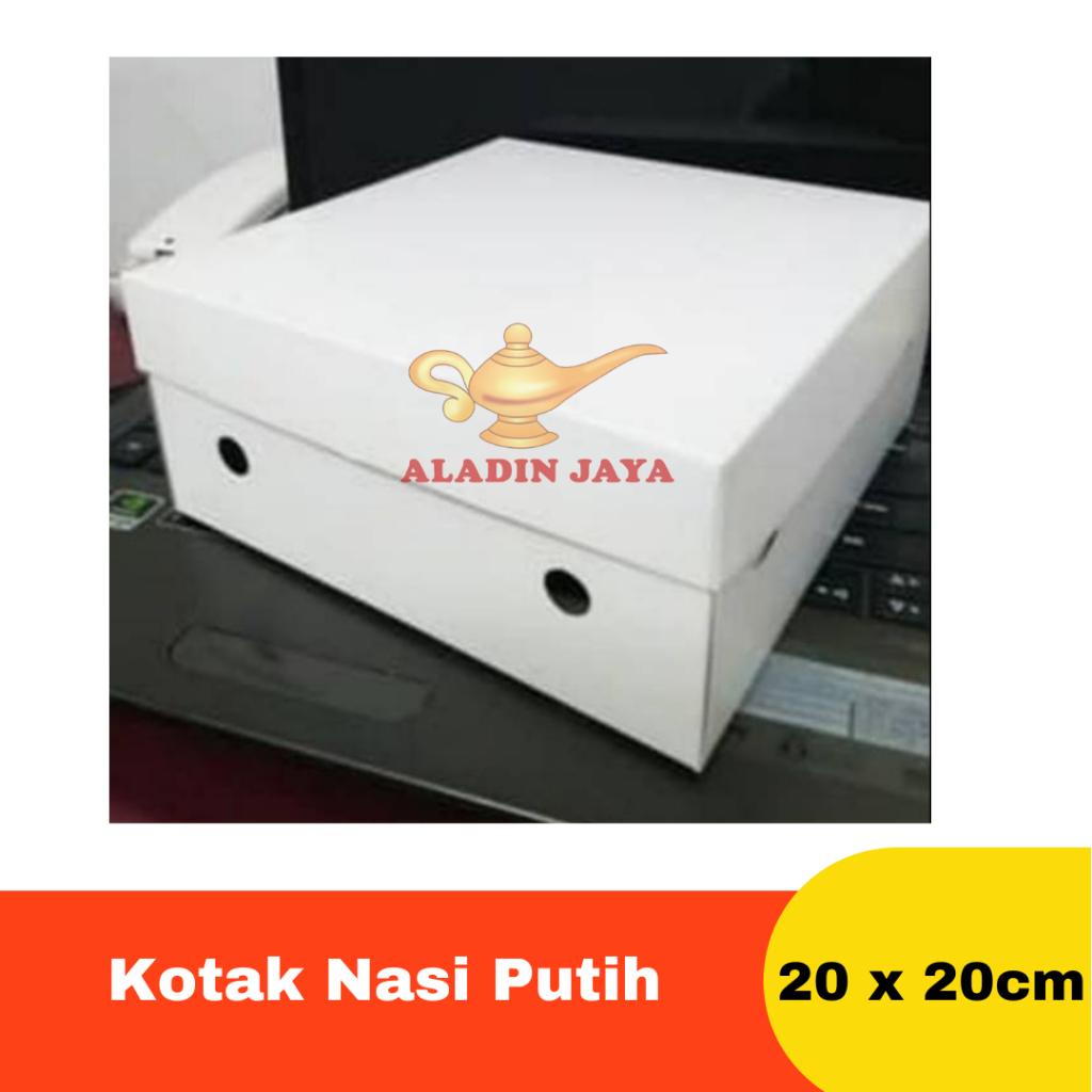 PUTIH White Rice Box size 20x20 (25pcs) (50pcs) | Shopee Malaysia
