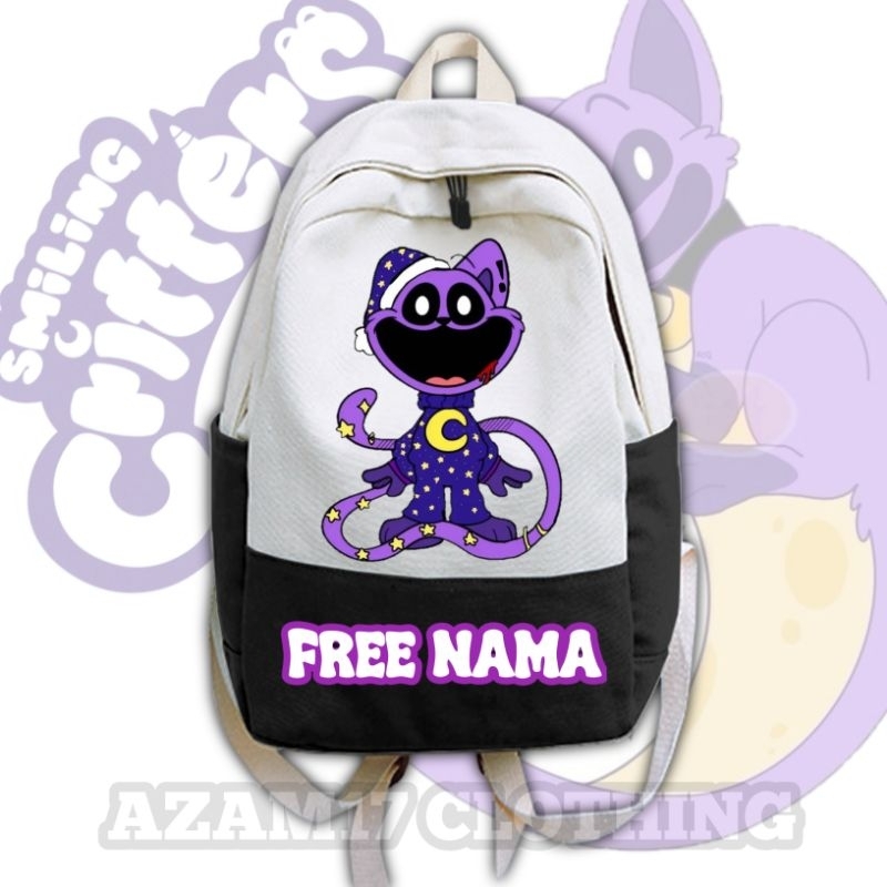 Catnap Smiling Critters Children's Backpack Free Name/School Bag ...