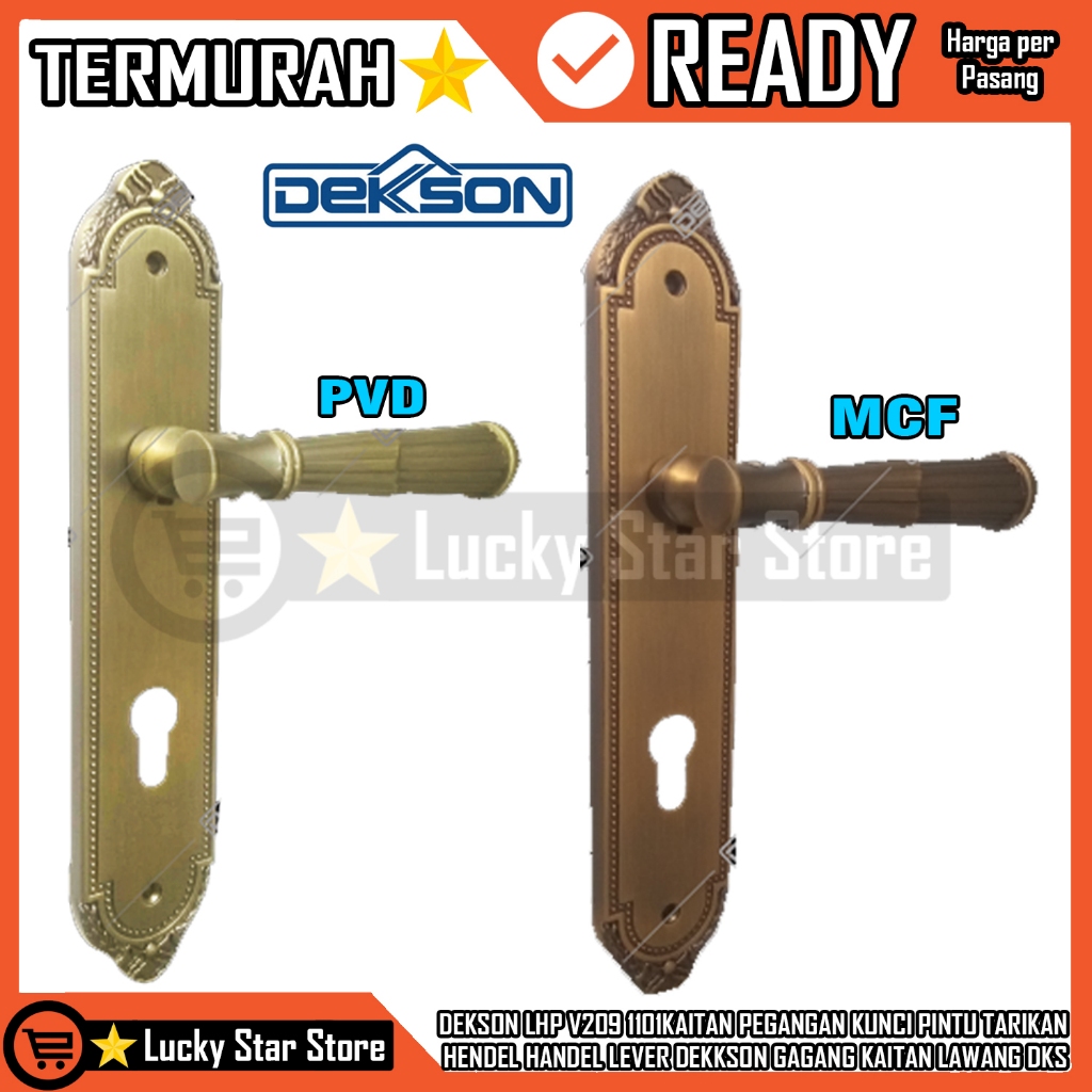 KAYU Lock HANDLE HANDLE DEKSON LHP V209 1101 MCF MAB PVD HOOKS PULLING ...