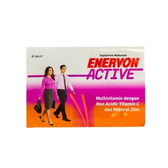 Enervon Active 1 strip Zinc Multivitamin And Mineral Health Supplement ...
