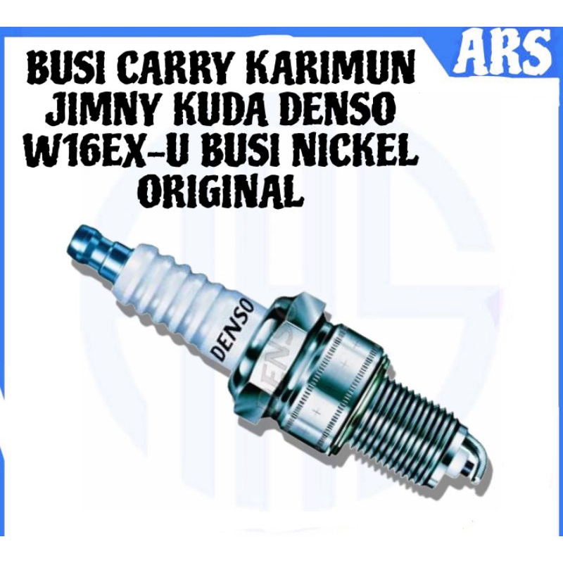 ORIGINAL KARIMUN JIMNY KUDA DENSO W16EX-U CARRY SPARK PLUG | Shopee ...