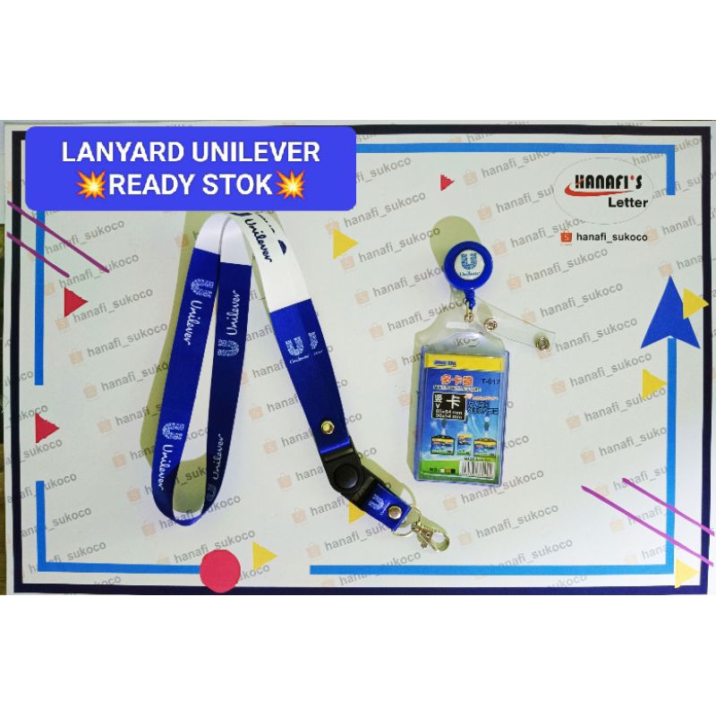 Unilever LANYARD PRINTING UNIT unilever id card rope | Shopee Malaysia